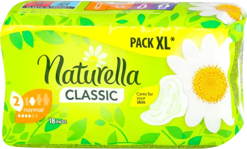 Naturella
CLASSIC 2 NORMAL, ciklusni ulošci, 18 kom