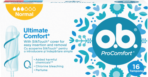 o.b.
Procomfort Normal - tamponi, 16 kom