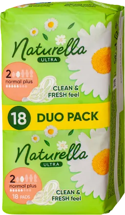Naturella
ULTRA, ciklusni ulošci, NORMAL PLUS, 18 kom