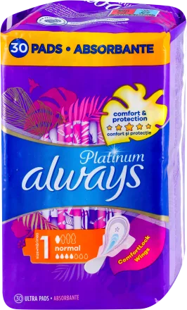 always
Platinum 1 normal, ciklusni ulošci, 30 kom