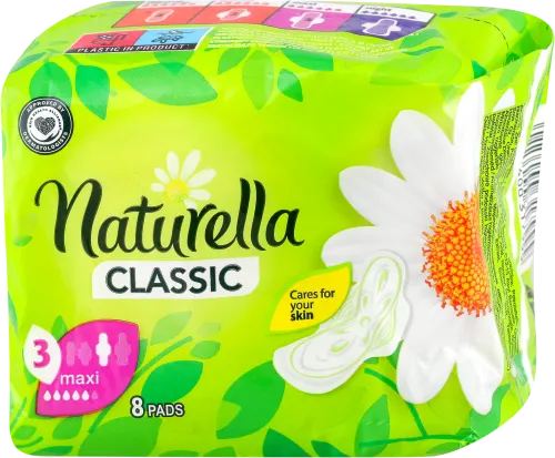 Naturella
CLASSIC 3 MAXI, ciklusni ulošci, 8 g