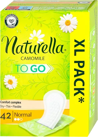 Naturella
CAMOMILE TO GO, Normal dnevni ulošci, 42 kom