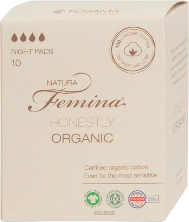 Natura FeminaNATURA Femina ORGANIC - noćni ulošci, 10 kom