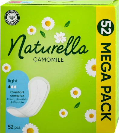 NaturellaCamomile Light, dnevni ulošci, 52 kom