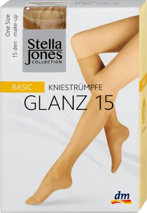 Stella Jones
Basic dokolenice Glanz. 15 DEN – Make-up, 1 par, 2 kom