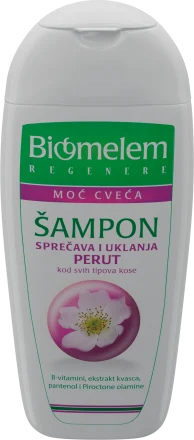 Biomelem
REGENERE MOĆ CVEĆA šampon sprečava i uklanja perut, 222 ml