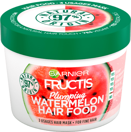 GARNIER FRUCTIS
Hair Food Watermelon maska za suvu kosu, 390 ml