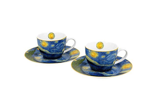 Set espresso šolja V.V.Googh-Starry Night / 2 110 ml