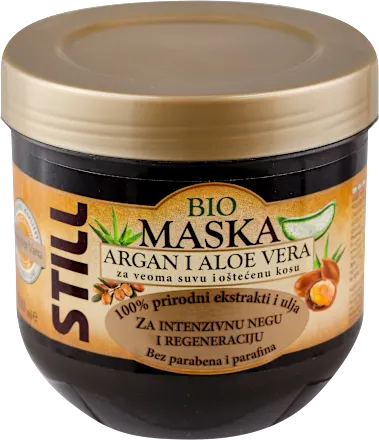 STILL
BIO maska za kosu - ARGAN I ALOE VERA, 500 ml