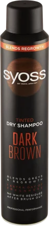 syoss
DARK BROWN - šampon za suvo pranje kose, 200 ml