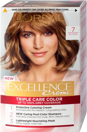 L'ORÉAL PARiS EXCELLENCE CREME
Boja za kosu - 7 Blond, 1 kom