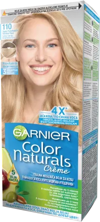 GARNIER Color naturals
Boja za kosu br. 110, super posvetljujuća prirodno plava, 1 kom