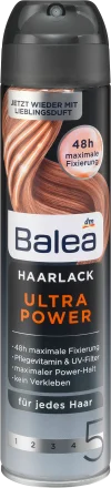 Balea
Ultra Power lak za kosu – jačina 5, 300 ml