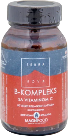 TERRANOVA
B- KOMPLEKS SA VITAMINOM C, 50 kom