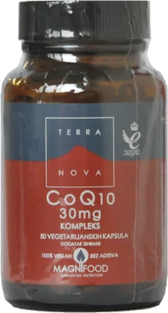 TERRANOVA
CoQ10 30mg KOMPLEKS, 31,25 g
Dodatak ishrani