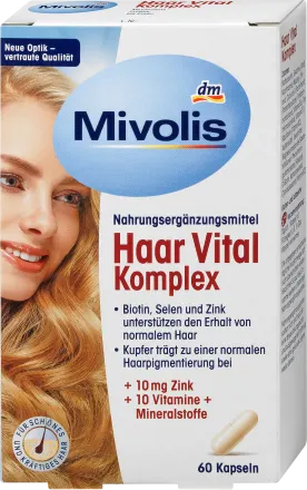 Mivolis
kompleks vitamina za kosu, kapsule,, 26 g
Dodatak ishrani