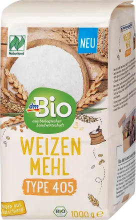 dmBio
Pšenično brašno - tip 405, 1 kg