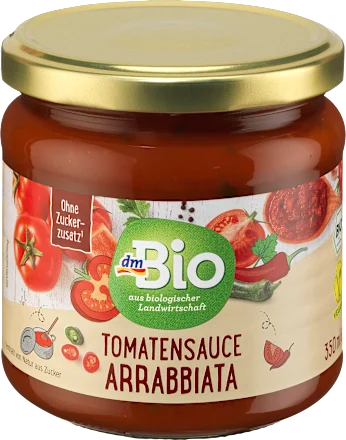 dmBio
Paradajz sos Arrabiata, 350 ml