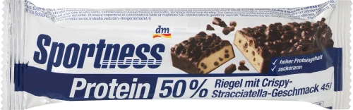 Sportness
Energetska štanglica - stracciatela, 45 g