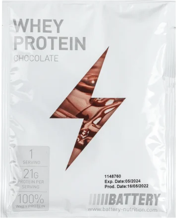 BATTERY
WHEY PROTEIN - chocolate, 30 g
Dodatak ishrani