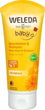 WELEDA baby
Šampon i gel za tuširanje za bebe od nevena, 200 ml