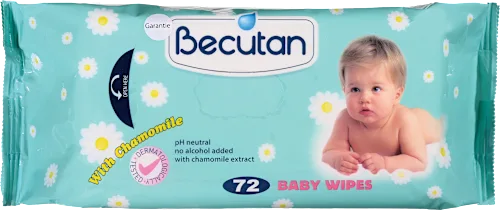 Becutan
Vlažne maramice sa ekstraktom kamilice, 72 kom