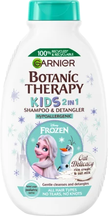 GARNIER BOTANIC THERAPY
KIDS 2u1 Disney FROZEN dečiji šampon i balzam za kosu - Oat Delicacy, 250 ml