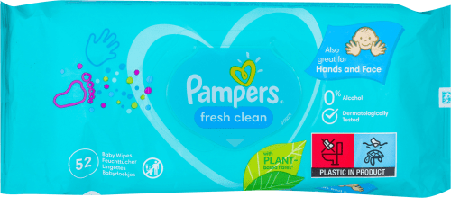 Pampers fresh clean
fresh clean vlažne maramice za bebe, 52 kom