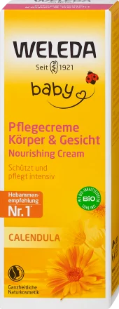 WELEDA baby
Hidratantna negujuća krema za telo beba i dece od nevena, od rođenja, 75 ml