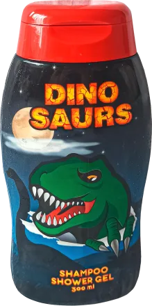 DINOSAURS
Šampon i gel za tuširanje, od 3. godine, 300 ml