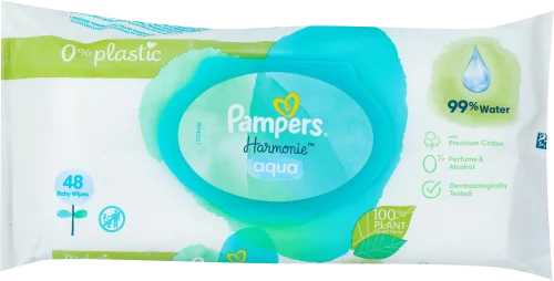 Pampers Harmonie
aqua vlažne maramice, 48 kom