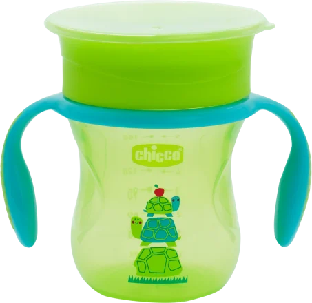 Chicco
Perfect 360° no spill čaša - zelena, 200ml, od 12. meseca, 1 kom