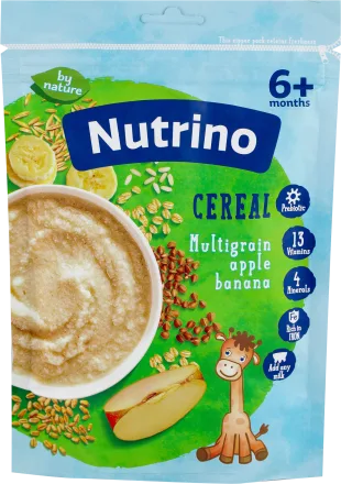 Nutrino
5 žitarica sa jabukom i bananom,instant mlečna kaša, od 6. meseca, 200 g