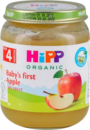 HIPP
ORGANIC kašica- prva jabuka za odojčad, od 4. meseca, 125 g
Dijetetska namirnica