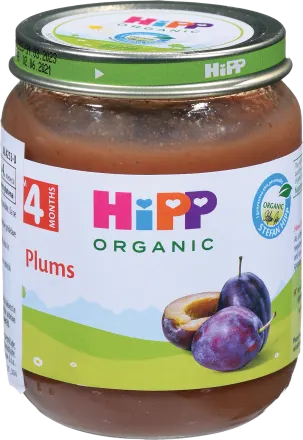 HIPP
ORGANIC voćna kašica - šljiva, od 4. meseca, 125 g
Dijetetska namirnica