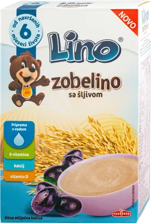 Lino
Ovselino- Instant pahuljice od ovsa, šljiva i mleka, od 6. meseca, 200 g