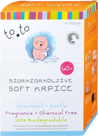 to.to
Biorazgradive soft krpice, 60 kom