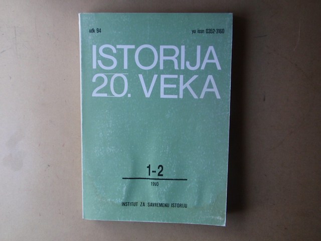 ISTORIJA 20. VEKA 1 - 2 / 1993