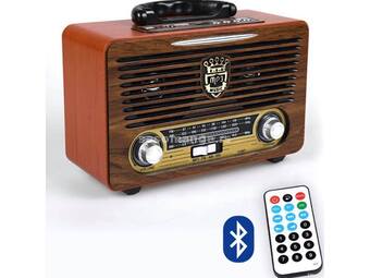 Bluetooth Zvučnik FM Radio + USB Retro NOVO