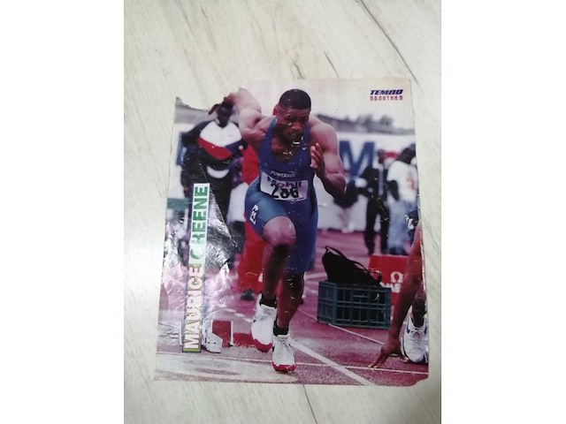 Poster iz Tempa - Maurice Greene