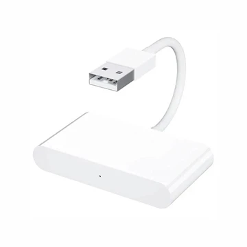 CARPLAY BEZIČNI ADAPTER ZA IOS - USB, USB-C - BELI