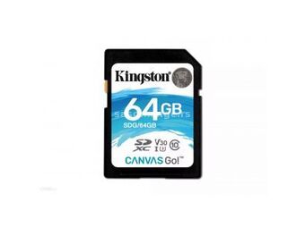 Kingston Canvas Go Plus 64GB (SDG3/64GB) memorijska kartica SDXC class10