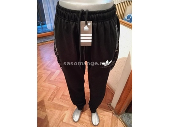 Nova muska pamucna trenerka donji deo Adidas Crna 2XL