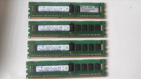 4 x 4gb DDR3 samsung serverske ram memorije