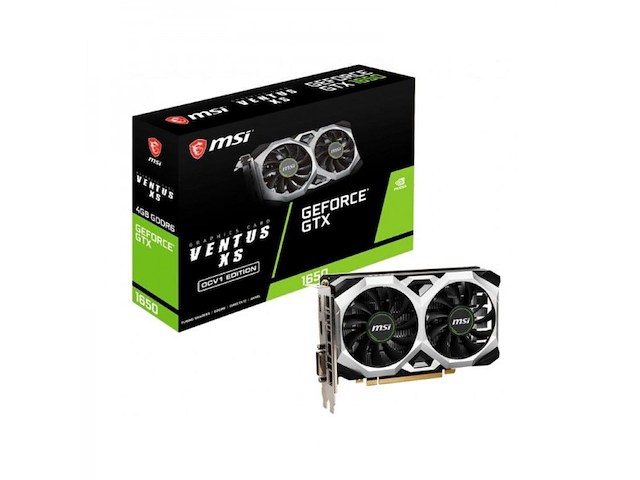 Msi nVidia GeForce GTX 1650 4GB 128bit GTX 1650 D6 VENTUS XS OCV1