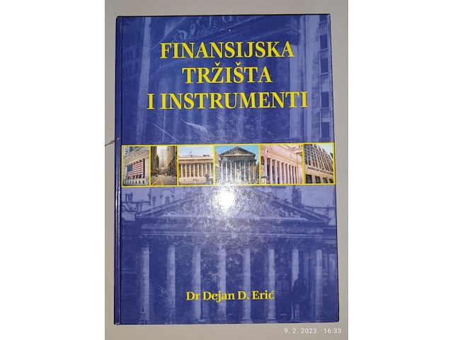 Finansijska tržišta i instrumenti, Dejan Erić