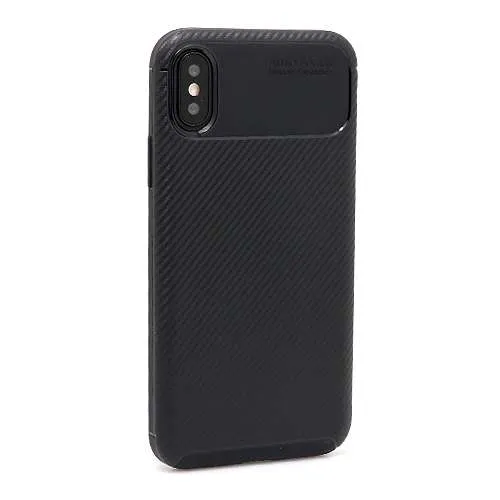 Futrola - maska CARBON za iPhone X/XS crna (MS)