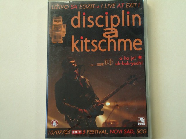 Disciplin A Kitschme - Uživo Sa Egzit-a! (DVD)