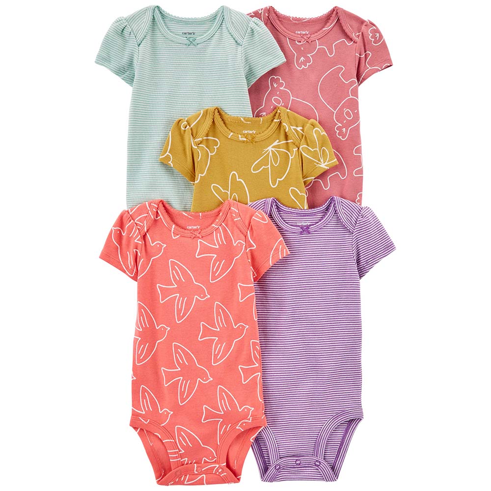 Carter's bodi za bebe devojčice - set od 5 kom. BL231O562410