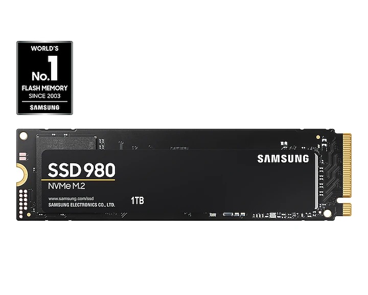 Samsung 1TB M.2 980 EVO Series (MZ-V8V1T0BW) SSD disk PCIe Gen 3 x4